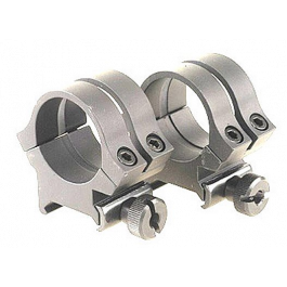 Weaver Quad Lock 1" High Rings Silver 49056 | Palmetto State Armory
