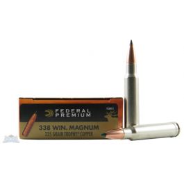 Federal 338 Magnum 225GR Trophy Copper Vital-Shok Ammunition 20rds ...