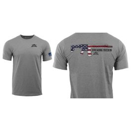 PSA "FLAG JAKL" T-Shirt, HTR Gray | Palmetto State Armory