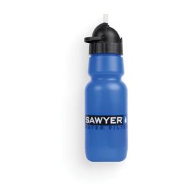 Sawyer Personal Water Bottle Filter w/Inline Filter, 34 oz Blue ...