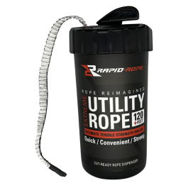 Rapid Rope Canister 120 Ft Utility Rope, White - RRCW6003 | Palmetto ...
