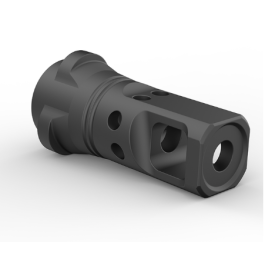 Breek Arms - Echo Single-Port Muzzle Brake for 3QD, 5.56, 1/2x28 ...