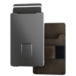Groove Life Leather Wallet - Gun Metal & Brown - WLT3-222 | Palmetto ...