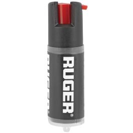 Sabre Ruger Pepper Spray w/Key Ring, 0.54 oz Aerosol Can Black ...