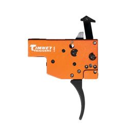 Timney Triggers Trigger Curved Two-Stage Drop-In Black Shoe, Orange ...
