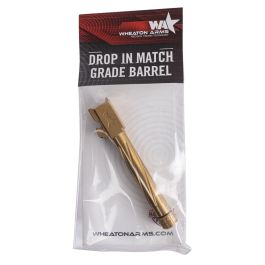 Wheaton Arms Glock 17 Gen 1-4 Threaded Spiral Fluted Barrel, Gold ...