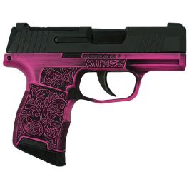 Sig Sauer P365 Optic-Ready Pink Filigree 9mm 3.10" 10rds, Pink ...