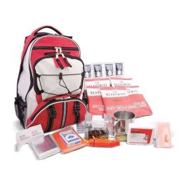 ReadyWise 11" x 7.50" x 17" Emergency Survival Kit Backpack, Red ...