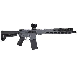 Shark Coast Tactical Gray Knight 5.56x45mm 16", Custom Gray | Palmetto ...