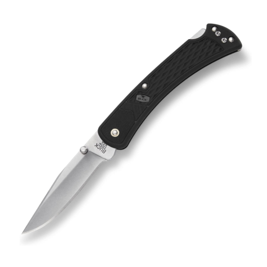 Buck 110 Slim Select Folding Clip Point Knife, Black - 0110BKS1-B ...