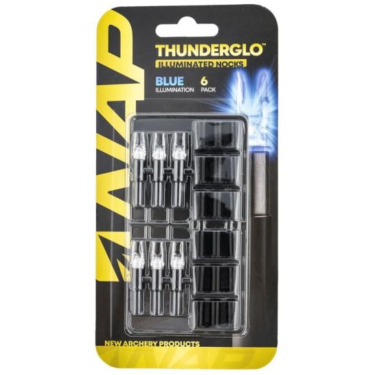 NAP Illuminated Nock - Blue - 6pk | Palmetto State Armory