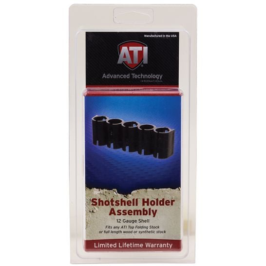 ATI Shotforce 5 Loop Buttstock Shell Holder, Black - SHO0500 | Palmetto ...