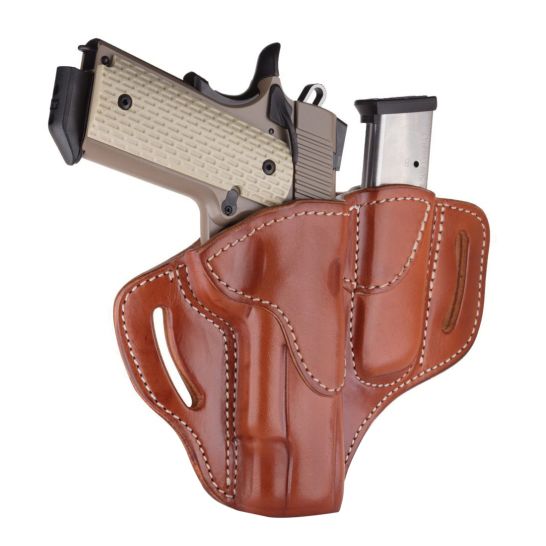 1791 Gunleather Combo 1911 Leather OWB Holster Right 01, Classic Brown ...