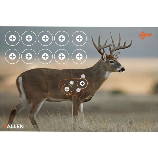 EZ Aim Deer Target, White, 2 Pack - White-Tailed Deer Shooting Practice ...