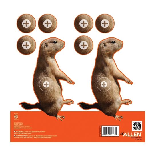 EZ Aim Prairie Dog Target, Orange/White, 12 Pack - Prairie Dog Shooting ...