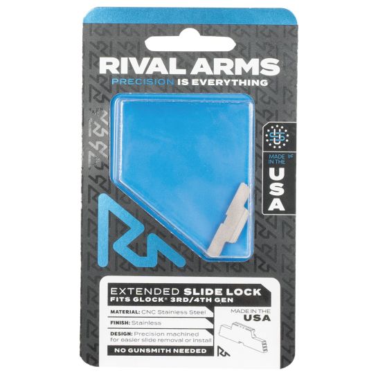 Enhanced Control Rival Arms Extended Slide Lock for Glock Gen3-4 ...