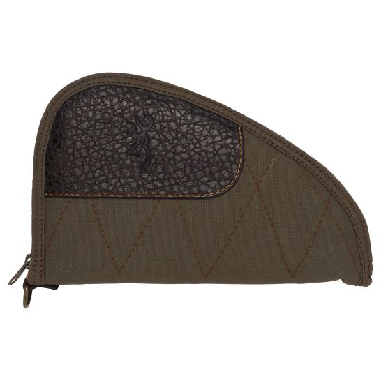 Browning Laredo Canvas/Leather Pistol Rug, Olive with Brown Accents ...