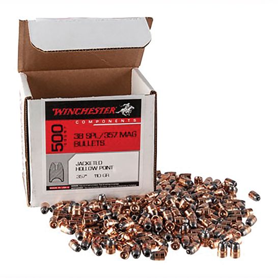 Winchester Ammunition .38 Cal 110 gr Reloading Bullets HP 500rds ...