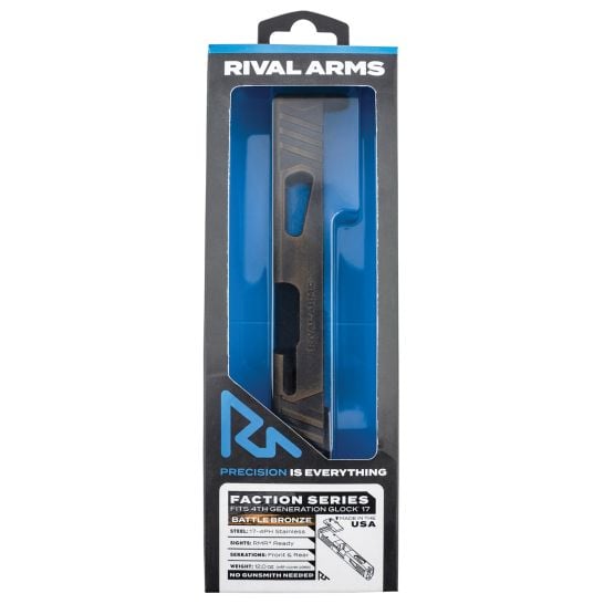 Rival Arms Faction Series Slide for Glock 17 Gen4 - Battle Bronze - RA ...