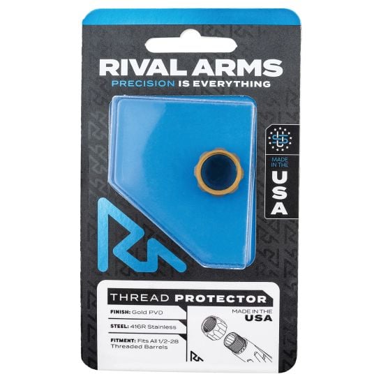 Rival Arms Barrel Thread Protector 1/2"-28 tpi, Gold PVD - RA-RA300001E ...