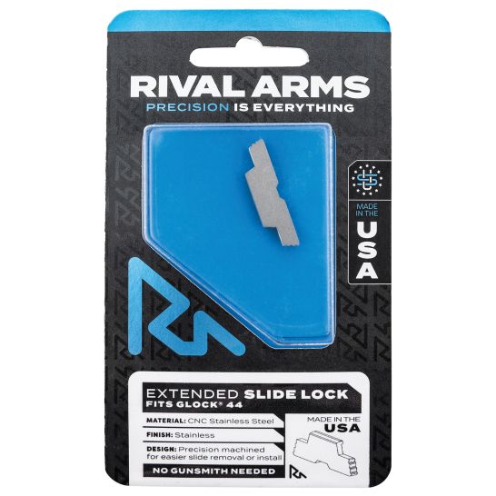 Rival Arms Extended Slide Lock for Glock 44, Stainless - RA-RA80G005D ...
