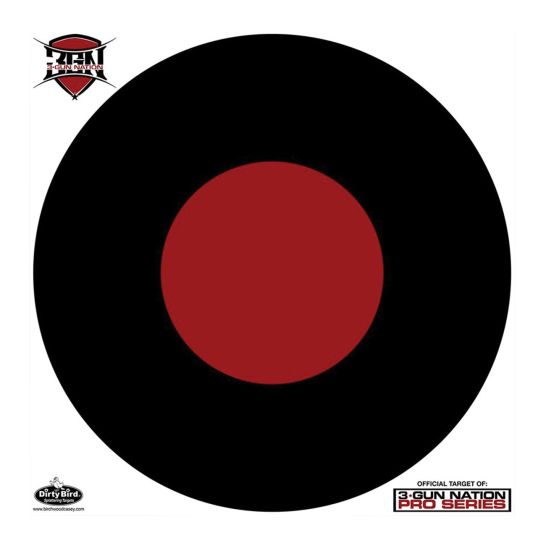 Birchwood Casey Dirty Bird 3-Gun Nation Targets - Black/Red (100-Pack ...