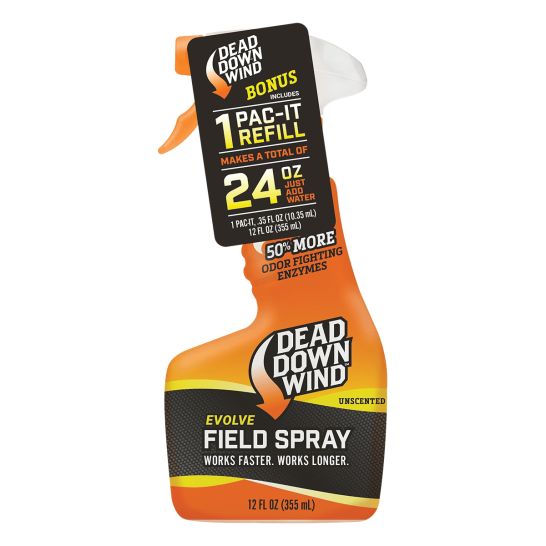 Dead Down Wind Unscented Field Spray Pac-It Combo, 24 oz Trigger Spray ...