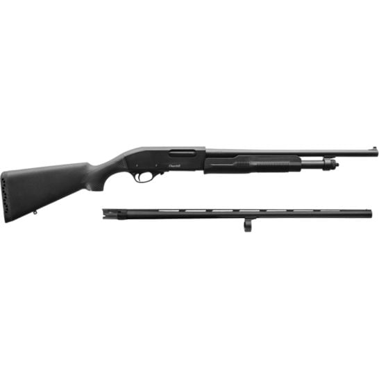 Akkar Churchill 620 Combo 20 Gauge 18.50" Pump Action Shotgun, Black ...