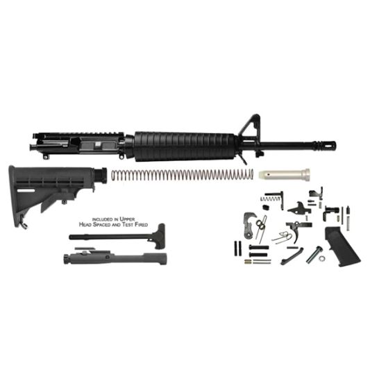 Del-Ton Inc 16" Heavy Mid Length Rifle Kit 5.56x45mm 1:9, Black ...