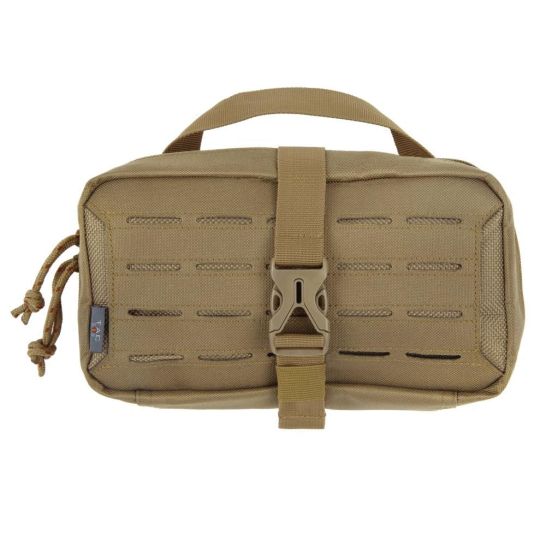 Tac Six Tactical Detachment 600D Polyester Accessory Pouch, Coyote ...