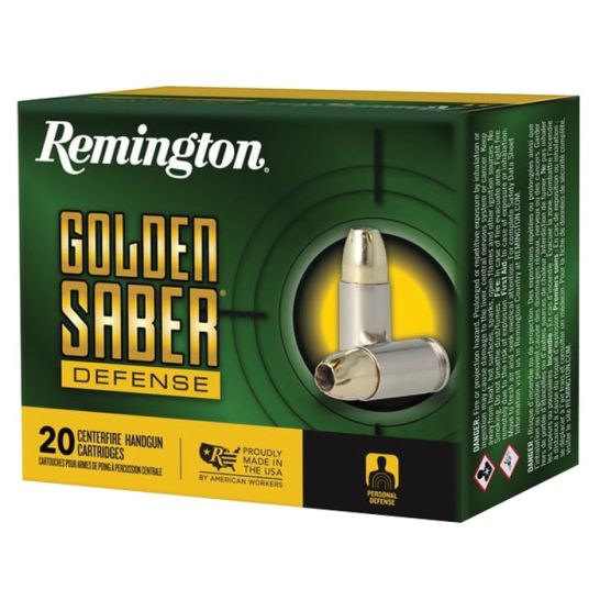Remington Golden Saber Defense .45 ACP 185 gr Ammo BJHP - 20rds - 27611 ...