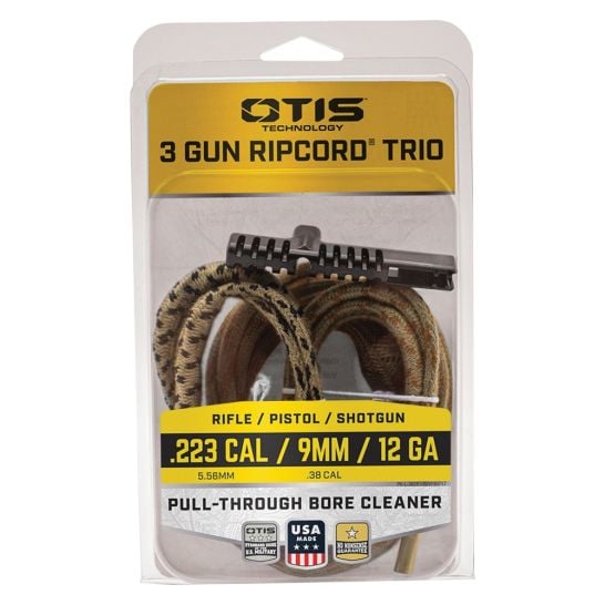 Otis Ripcord 3-Gun Trio Nomex/Rubber Pull Through Bore Cleaner ...