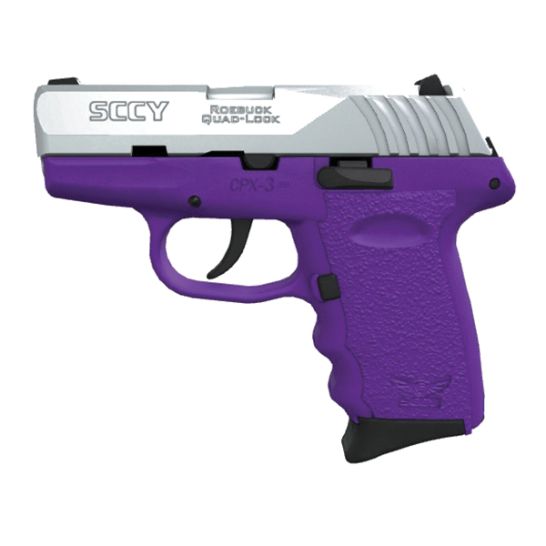 SCCY CPX-3 .380 ACP 2.96" 10+1rds, Purple - CPX-3TTPU | Palmetto State ...