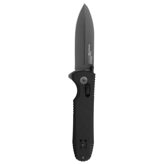 SOG Knives Pentagon XR LTE Folding Knife Spear Point, Black - SOG12-61 ...