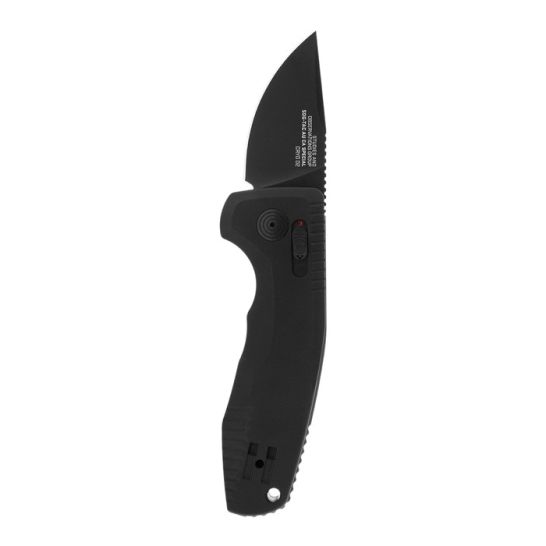 SOG Knives SOG-TAC AU Straightback Folding Knife, Black - SOG15-38-11 ...
