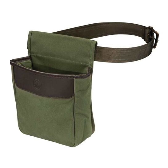 Beretta Waxwear Cotton/Leather Shell Pouch, Green - BS961020610076 ...