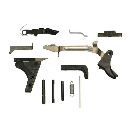 Tacfire's Black/Silver Lower Parts Kit for Glock 19 -Ideal for Glock ...
