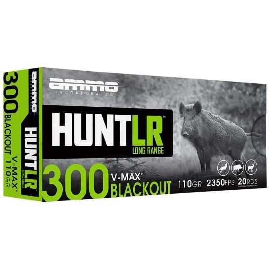 Ammo Inc Signature 110 gr V-Max 300 Blackout Ammunition, 20 Rounds ...