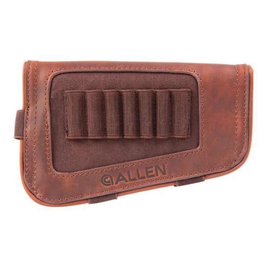 Allen Leather New Castle Buttstock Cartridge Carrier, Brown - 8517 ...