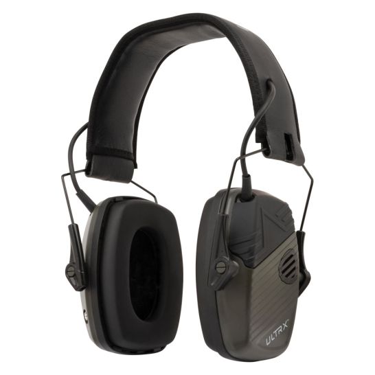 ULTRX 24 dB Stereo Electronic Earmuffs, Olive | Palmetto State Armory
