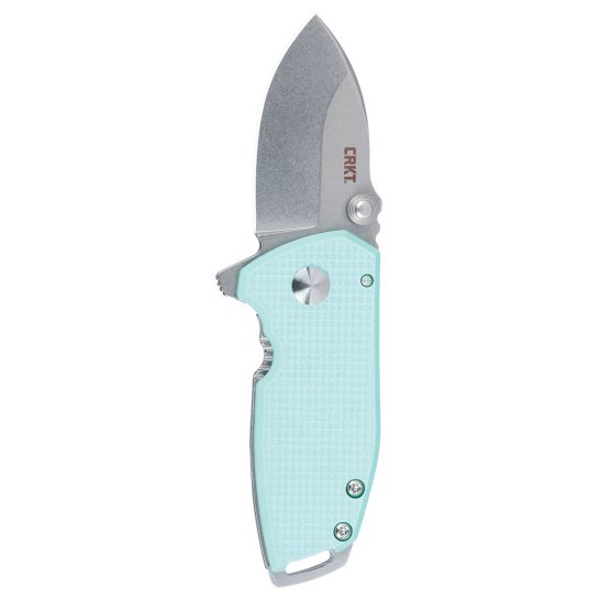 CRKT Squid Compact Frame Lock Folding Knife Drop Point, Aqua | Palmetto ...