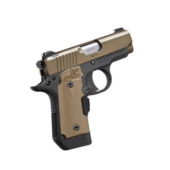 Kimber Micro Desert Tan LG NS .380 ACP 2.75" 6/7rds, Black | Palmetto ...