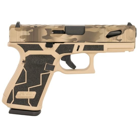 Glock G19 Gen5 Compact 9mm 4.02" 15rds, Tan/Black | Palmetto State Armory