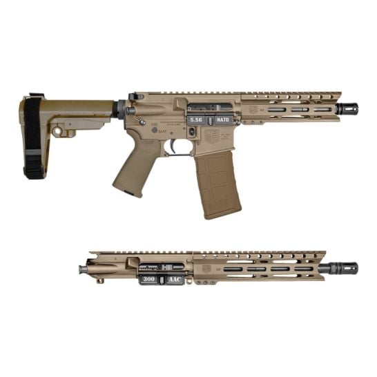 Diamondback DB15 Combo .300 AAC Blackout/5.56x45mm 7/10", Flat Dark Earth | Palmetto State Armory