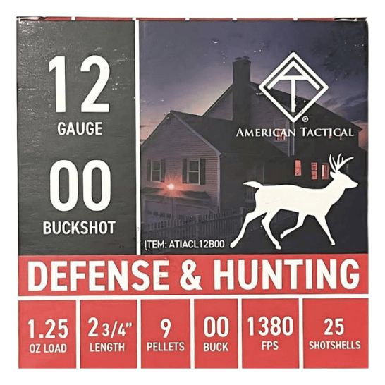 ATI 12 Gauge 2-3/4" #00 Buck 1-1/4 Ounce 25rds | Palmetto State Armory