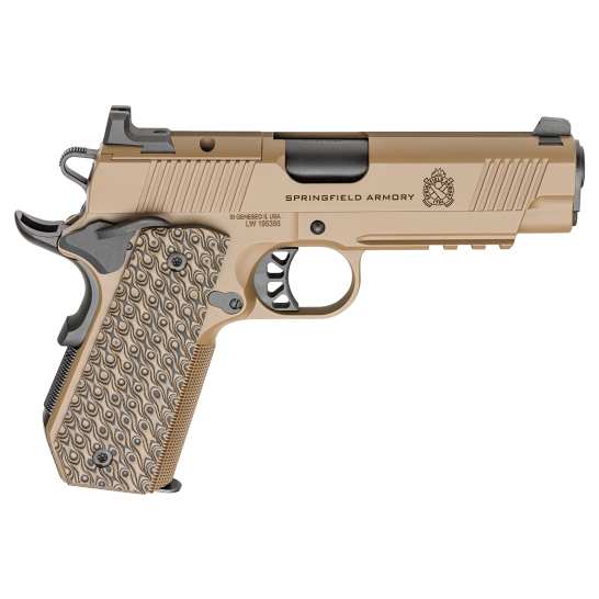 Springfield 1911 TRP Carry 9mm 9rds 4.25" Coyote Brown - Optic Ready ...