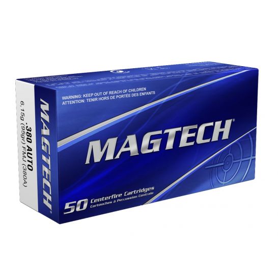 Magtech 380 Ammo 95 Grain FMJ 50 rds | Palmetto State Armory