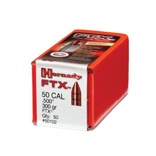 Hornady 50 Cal (.500) FTX Bullets - 300gr - 50ct - 50102 | Palmetto ...