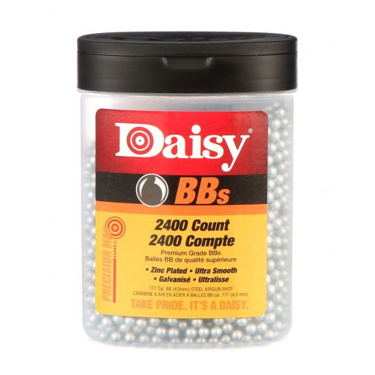 Daisy .177 Cal Zinc-Plated Steel BBs, 2400 ct - 980024-446 | Palmetto ...