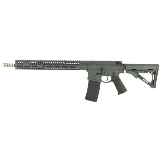 2A Armament .223 Wylde AR Rifle with Carbon Fiber 16" Barrel, Gray ...